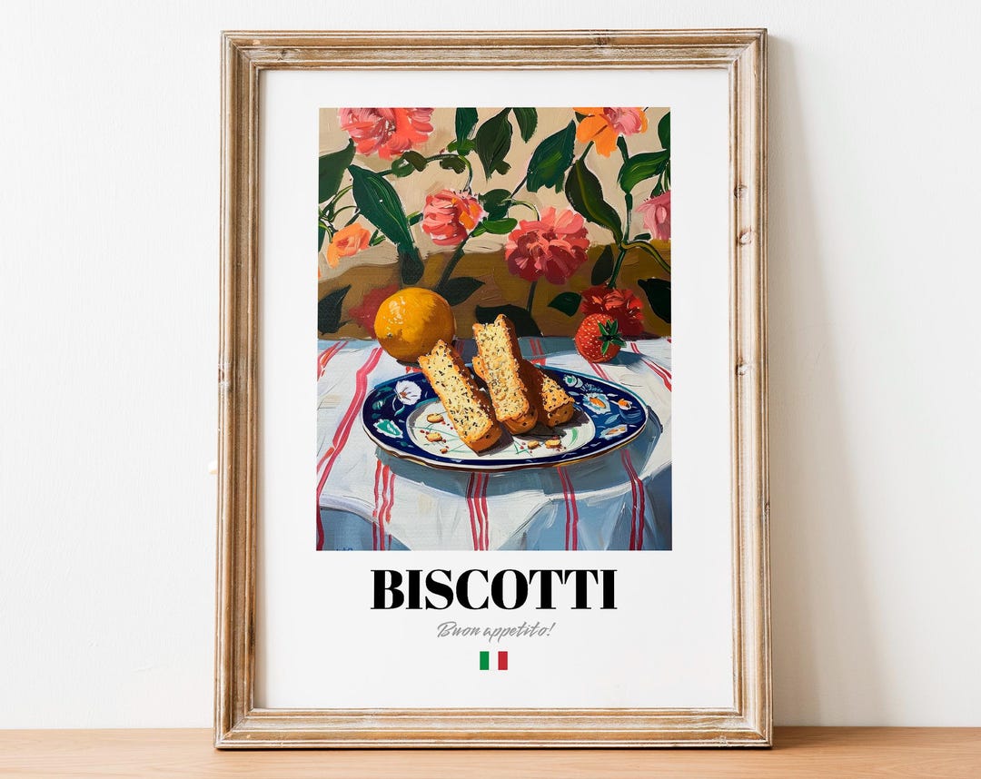 Vintage Biscotti Art: Crunchy Cookie Decor for Italian Dessert Lovers ...