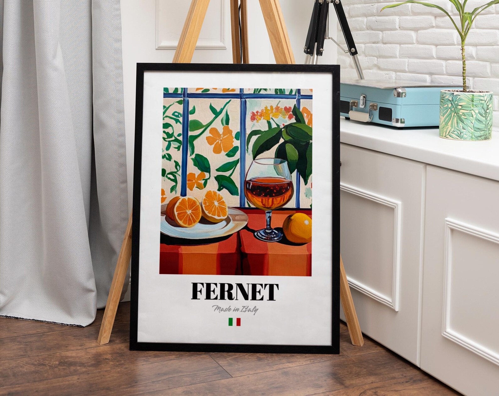 Fernet Wall Art Print Poster: Vintage Aperitif Artwork for Home Bars - Etsy
