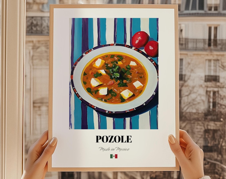 Pozole Art Print, Mexican Kitchen Decor, Restaurant Wall Art - Etsy