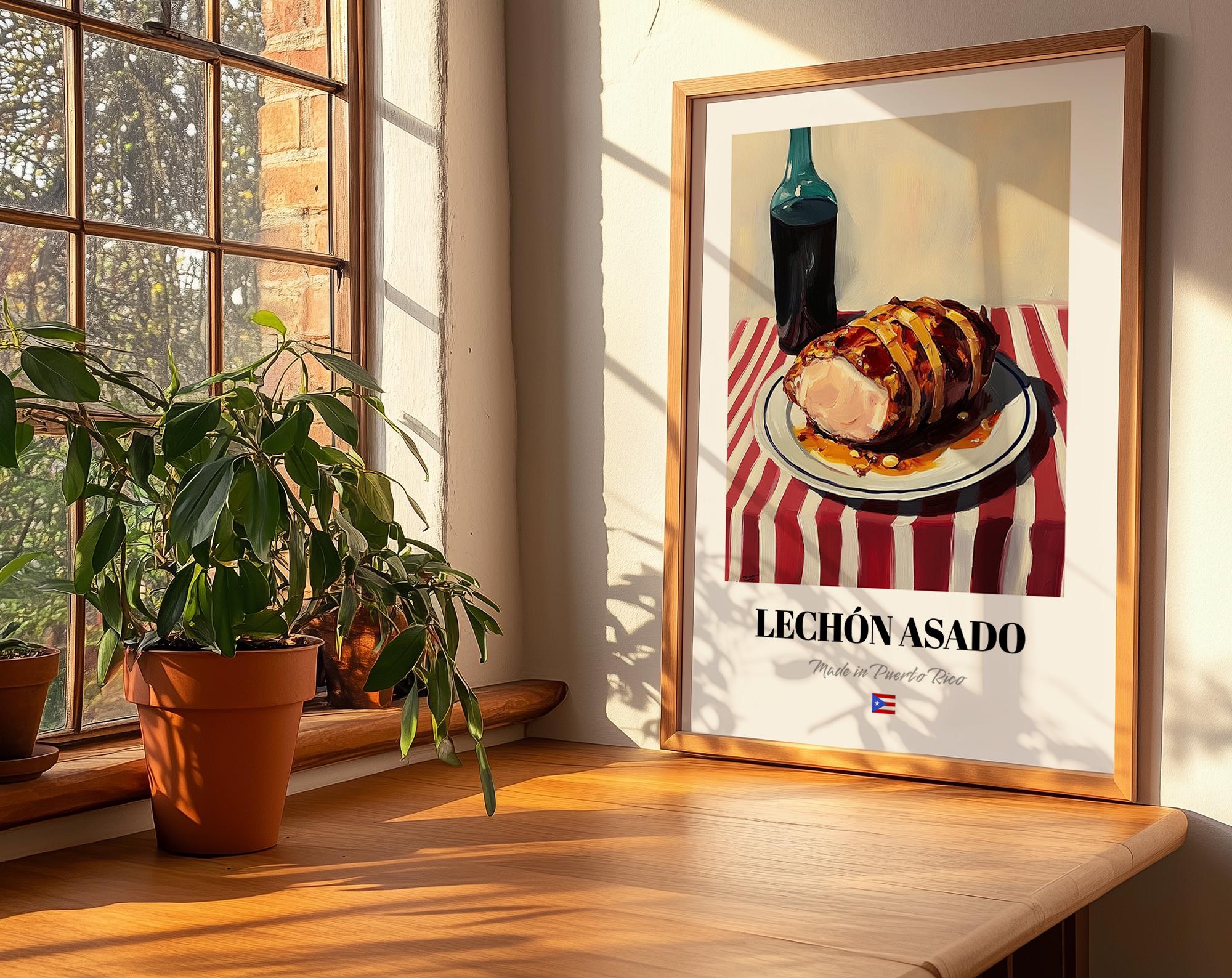Lechón Asado Print, Puerto Rican Roast Pork Wall Art - Etsy
