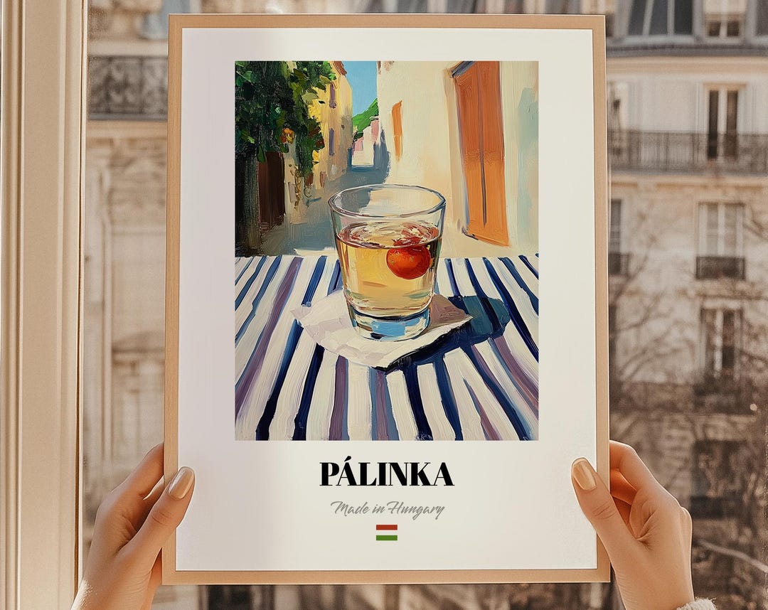 Pálinka Poster, Hungarian Spirit Wall Art, Bar Decor - Etsy