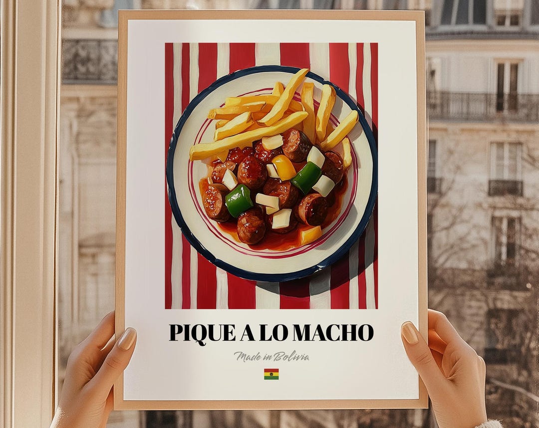 Pique a Lo Macho, Bolivian Stir-fry, Bolivian Cuisine, Bolivian Café ...