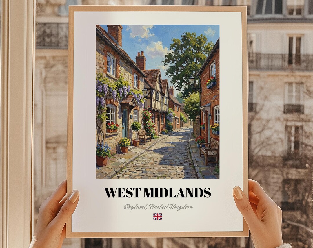 West Midlands, England Wall Art, Reproduction Oil Painting Poster ...