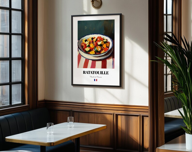 Ratatouille, French Food Poster, Recipe Cards, Snack Bar, Dinner Menu ...