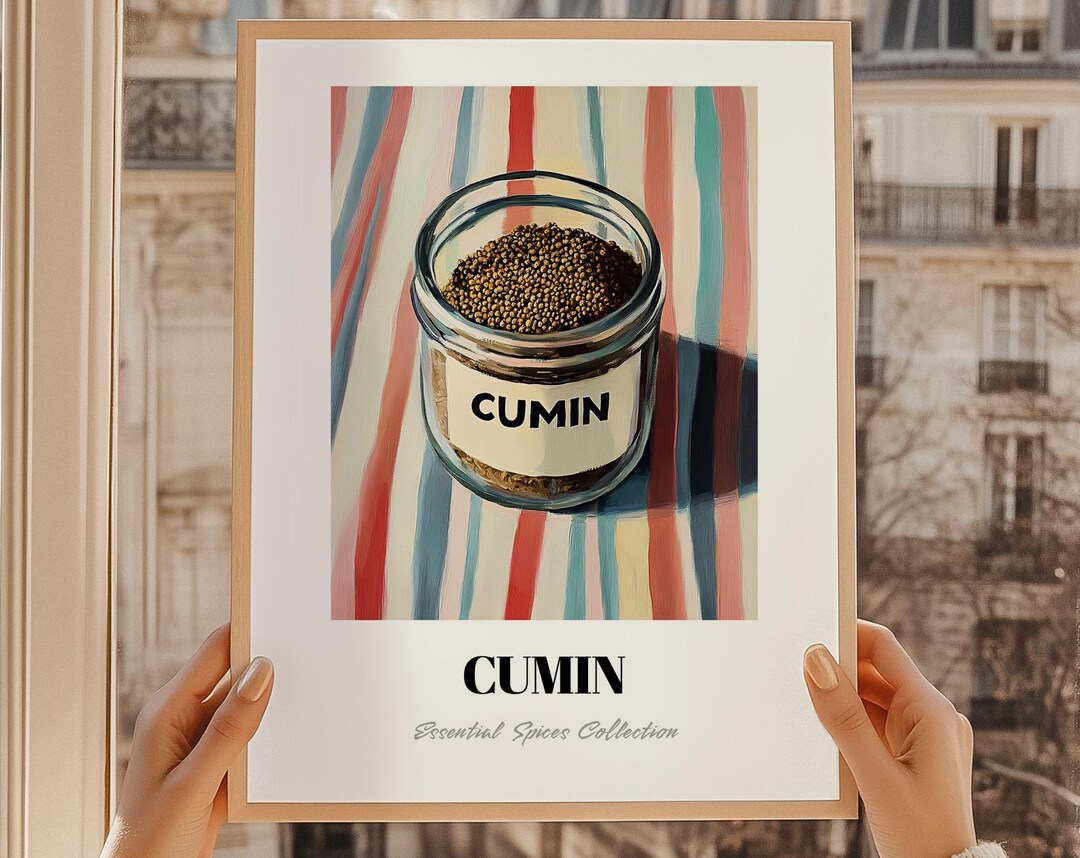 Cumin Spices Painting, Kitchen Wall Art Print - Etsy