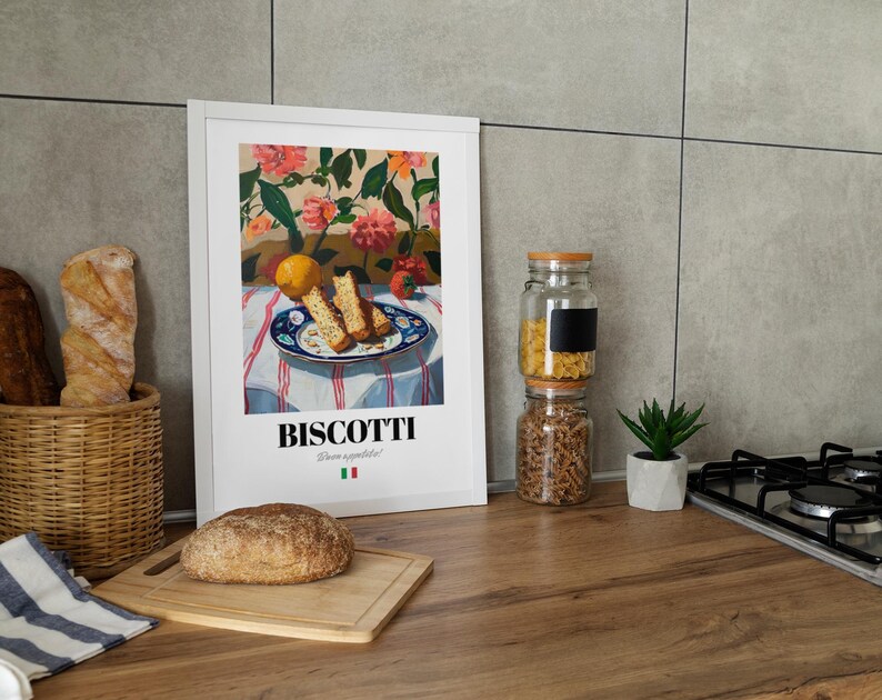 Vintage Biscotti Art: Crunchy Cookie Decor for Italian Dessert Lovers ...