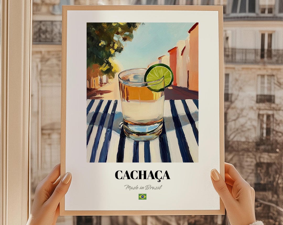 Cachaça, Brazilian Spirit, Cachaça Print, Brazilian Décor, Spirit Wall ...