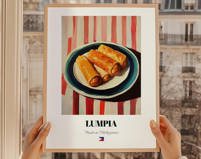 Lumpia, Filipino Spring Roll, Filipino Cuisine, Filipino Café Décor ...