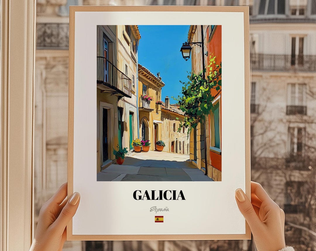 Galicia, España Wall Decor, Reproduction Oil Painting Poster, Galicia ...