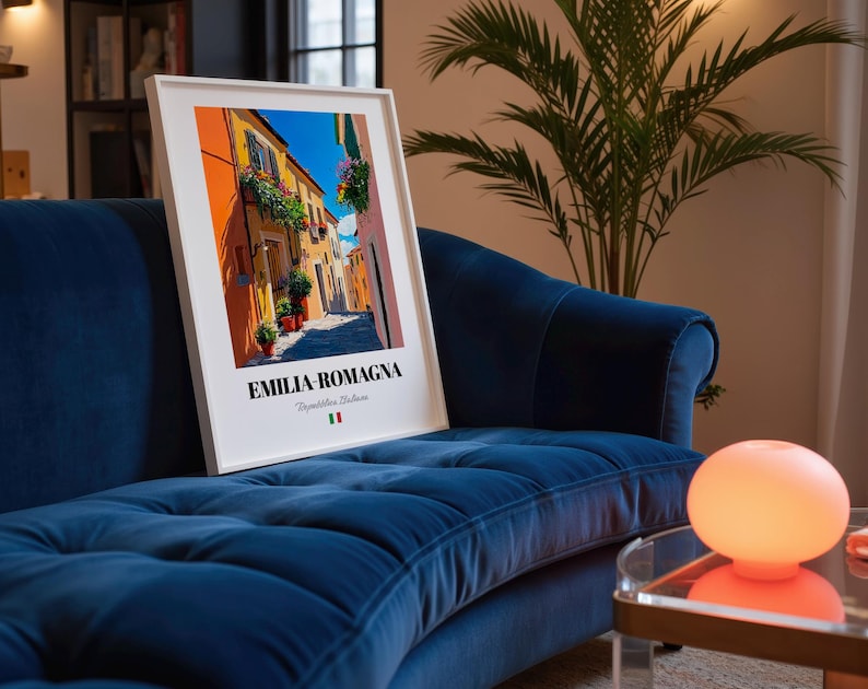 Emilia-romagna, Italia Wall Decor, Oil Painting Reproduction Print ...