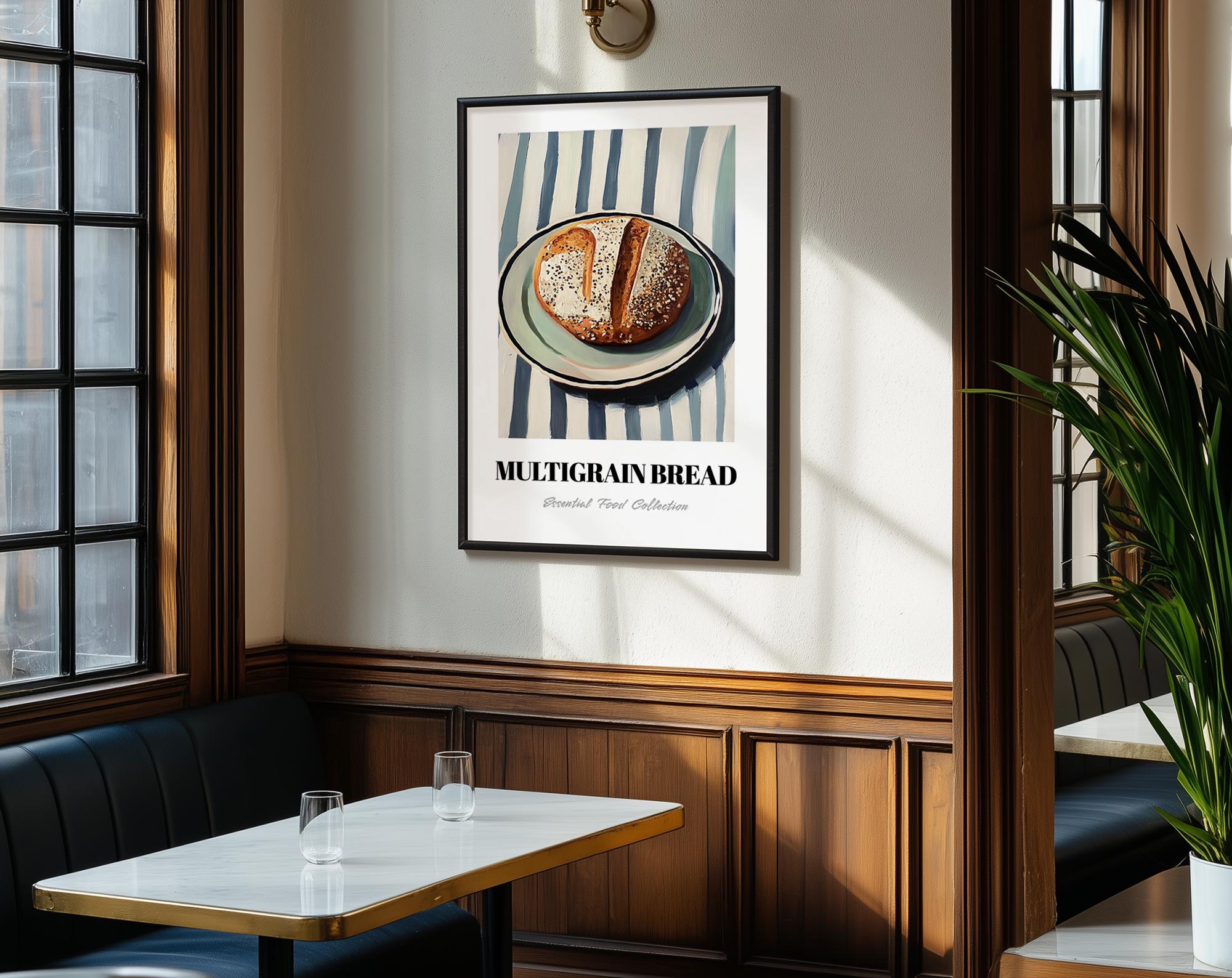 Multigrain Bread Kitchen Wall Art Print - Etsy
