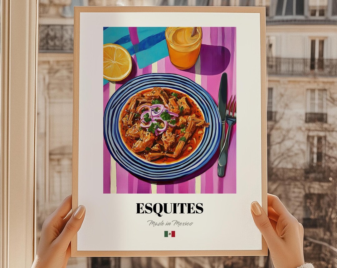 Esquites Painting, Mexican Food Art Print - Etsy