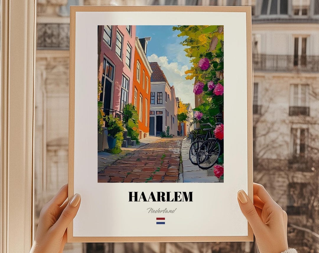 Haarlem Netherlands Art Print, Oil Painting Reproduction Poster - Etsy