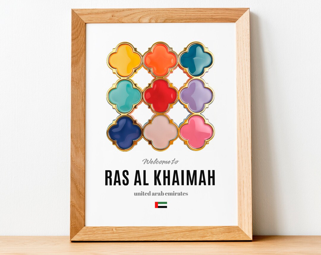 Ras Al Khaimah, United Arab Emirates Porcelain Heraldic Persian and ...