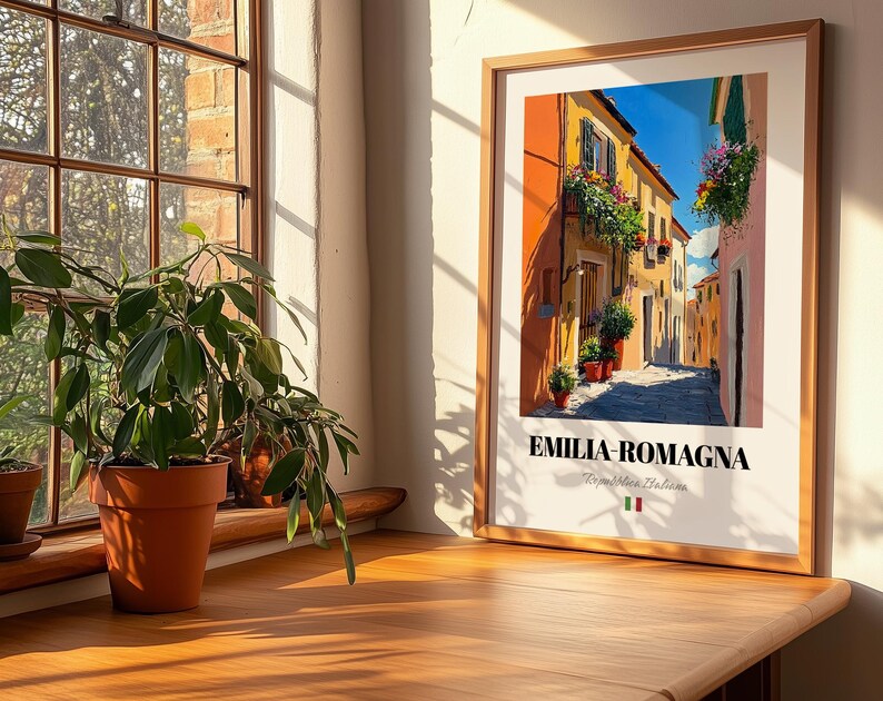 Emilia-romagna, Italia Wall Decor, Oil Painting Reproduction Print ...
