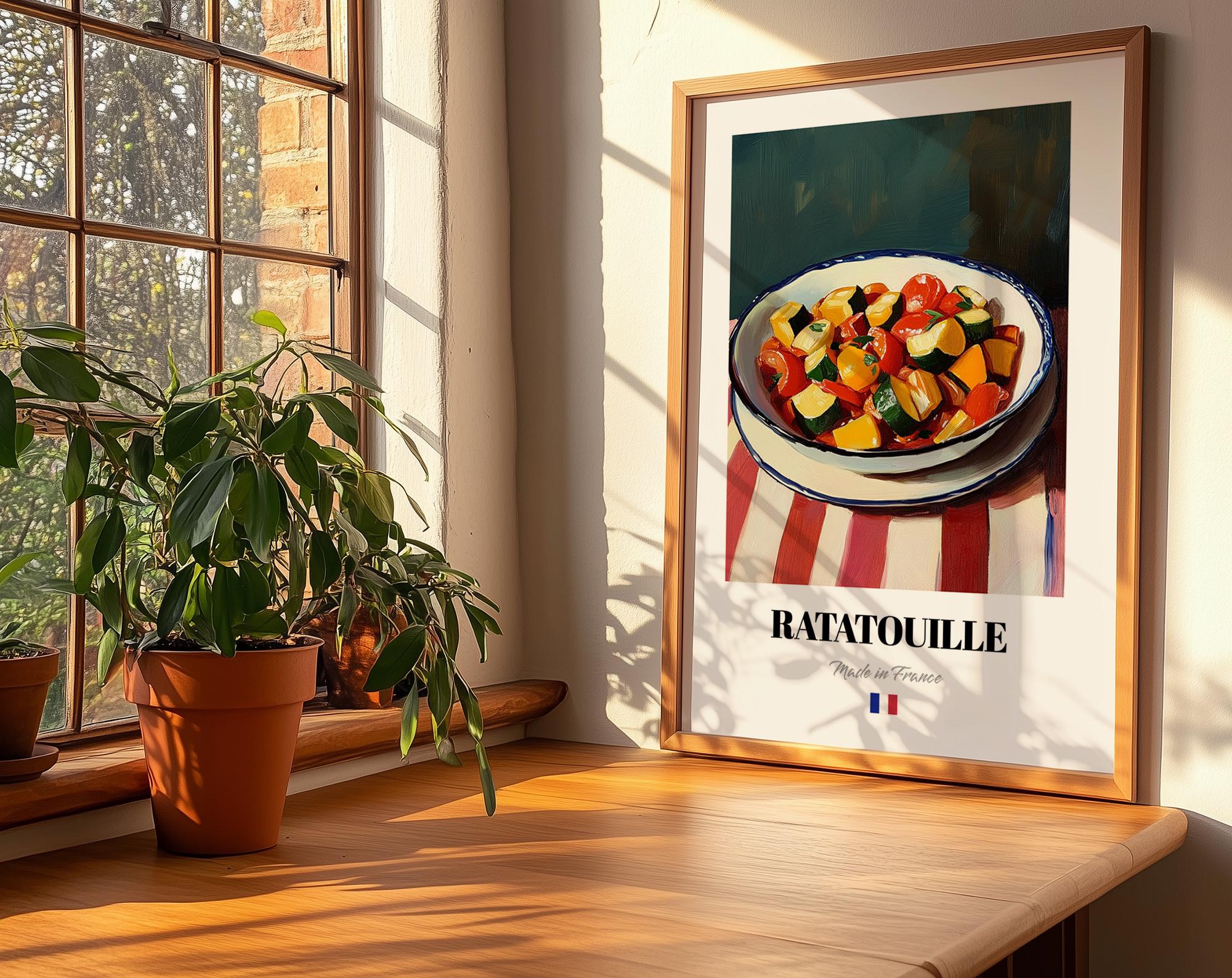 Ratatouille, French Food Poster, Recipe Cards, Snack Bar, Dinner Menu ...