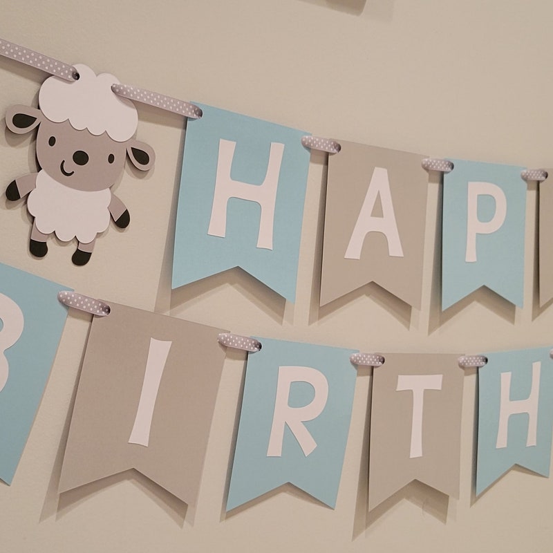 Lamb Banner - Etsy