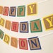 Blocks Birthday Banner Custom Name Building Toy - Etsy