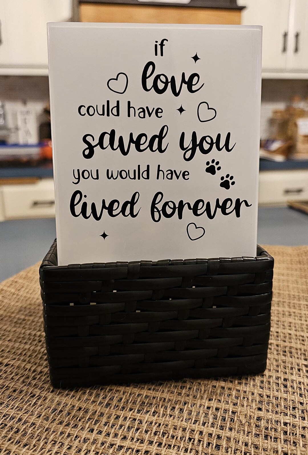 Personalized Table Top Pet Solar Light-memorial Light-personalized ...