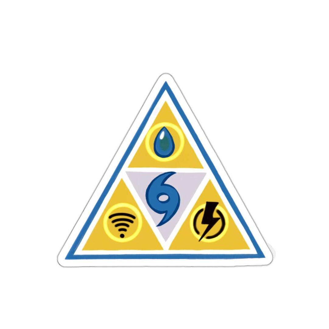 Disaster Recovery Tri-force Bumper Sticker, proudtobewnc, Hurricane ...