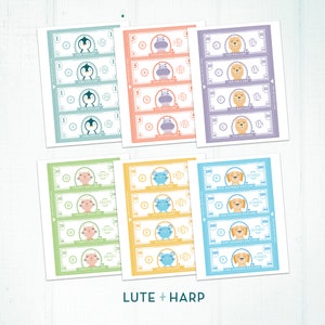 Play Money Printable - Kids Pretend Money - Learning Money - Kids ...