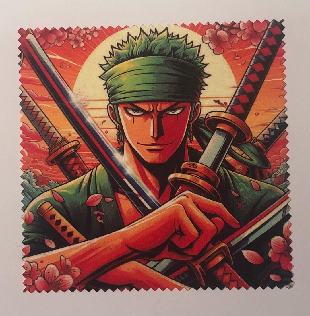 Zoro One Piece Glasses Wiper - Etsy