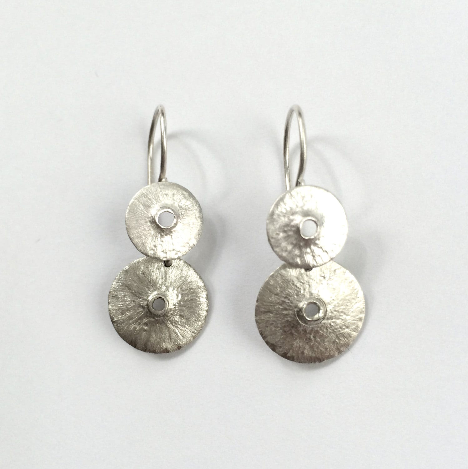 Handmade Silver Earrings in Sterling Silver With Organic Seed Pod ...