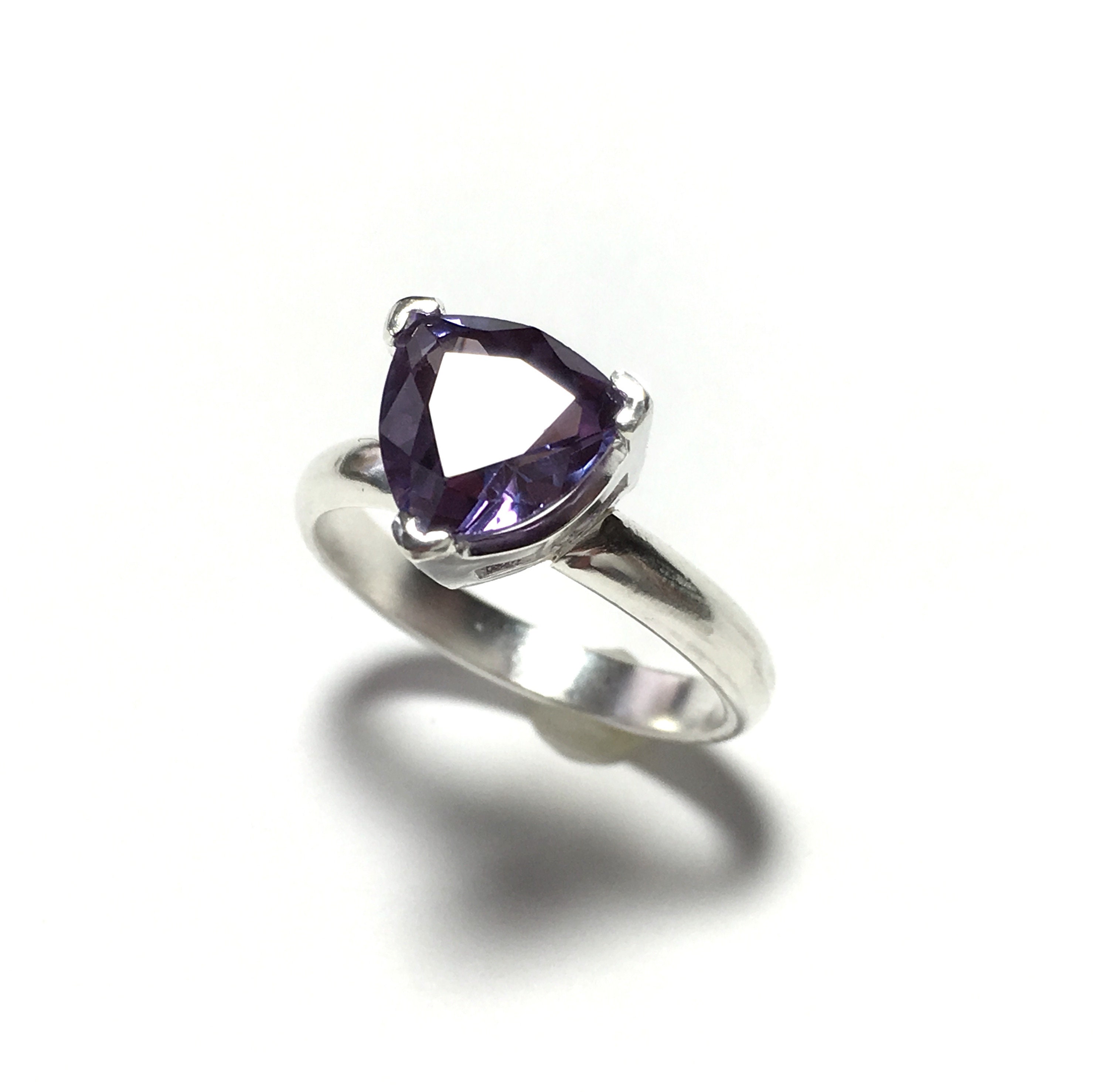 Alexandrite Silver Ring Made to Order in Your Size - Etsy