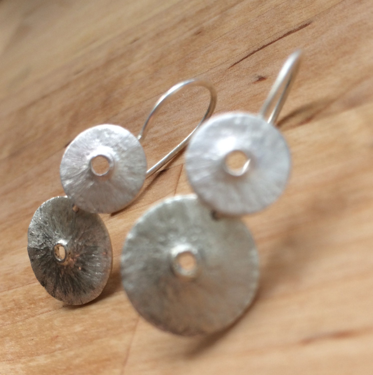 Handmade Silver Earrings in Sterling Silver With Organic Seed Pod ...