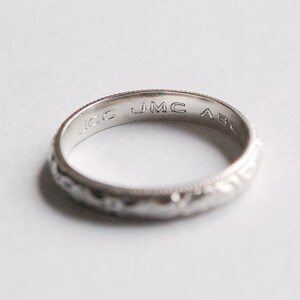 Silver Engravable Ring Petite and Stackable Band in Your Size - Etsy