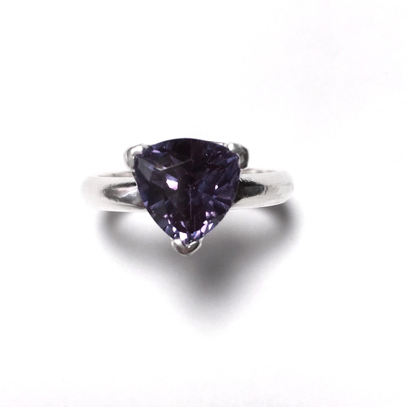 Alexandrite Silver Ring Made to Order in Your Size - Etsy