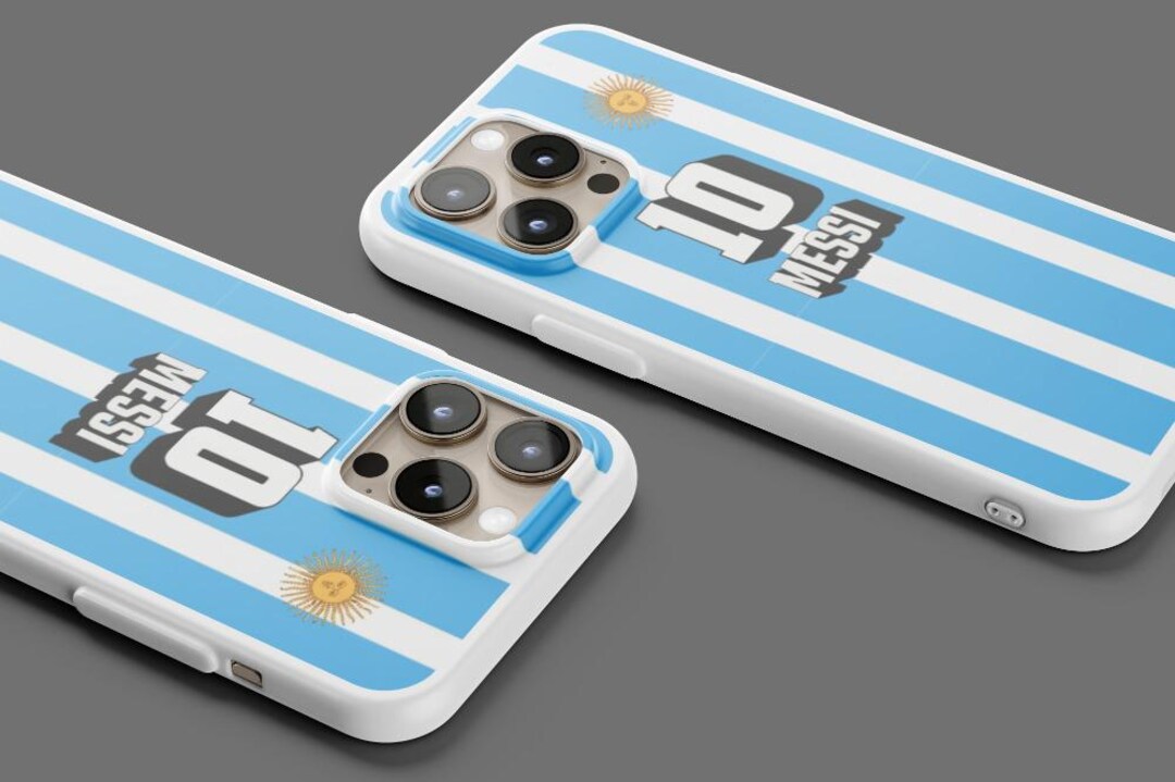 Personalized Messi Phone Case, Tough iPhone Cover, Soccer Lover Gift ...