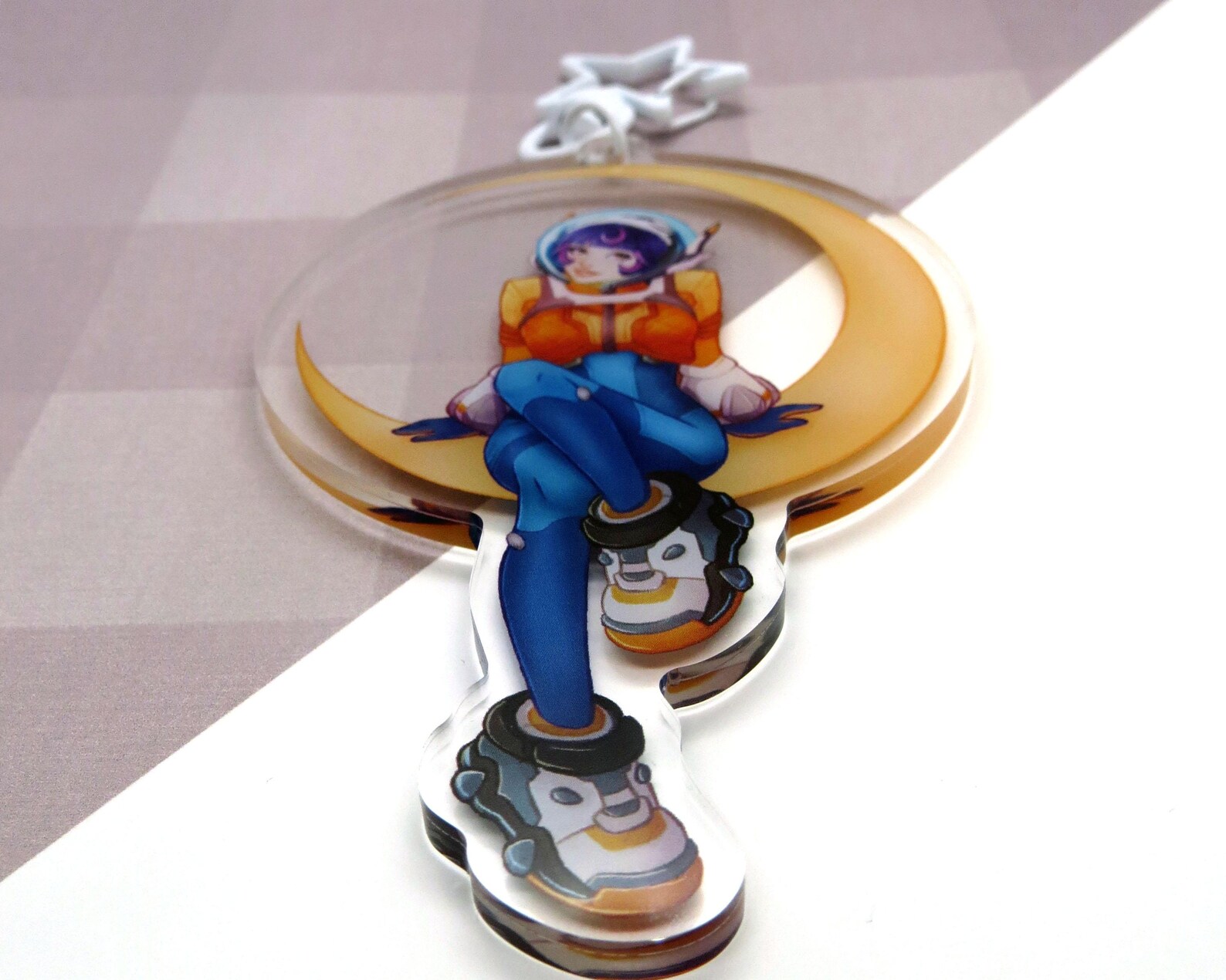 Juno Overwatch 2 Space Ranger Acrylic Charm | 4" Acrylic Charm| Cute ...