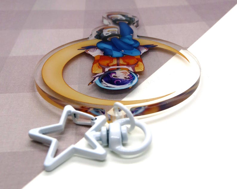Juno Overwatch 2 Space Ranger Acrylic Charm | 4" Acrylic Charm| Cute ...