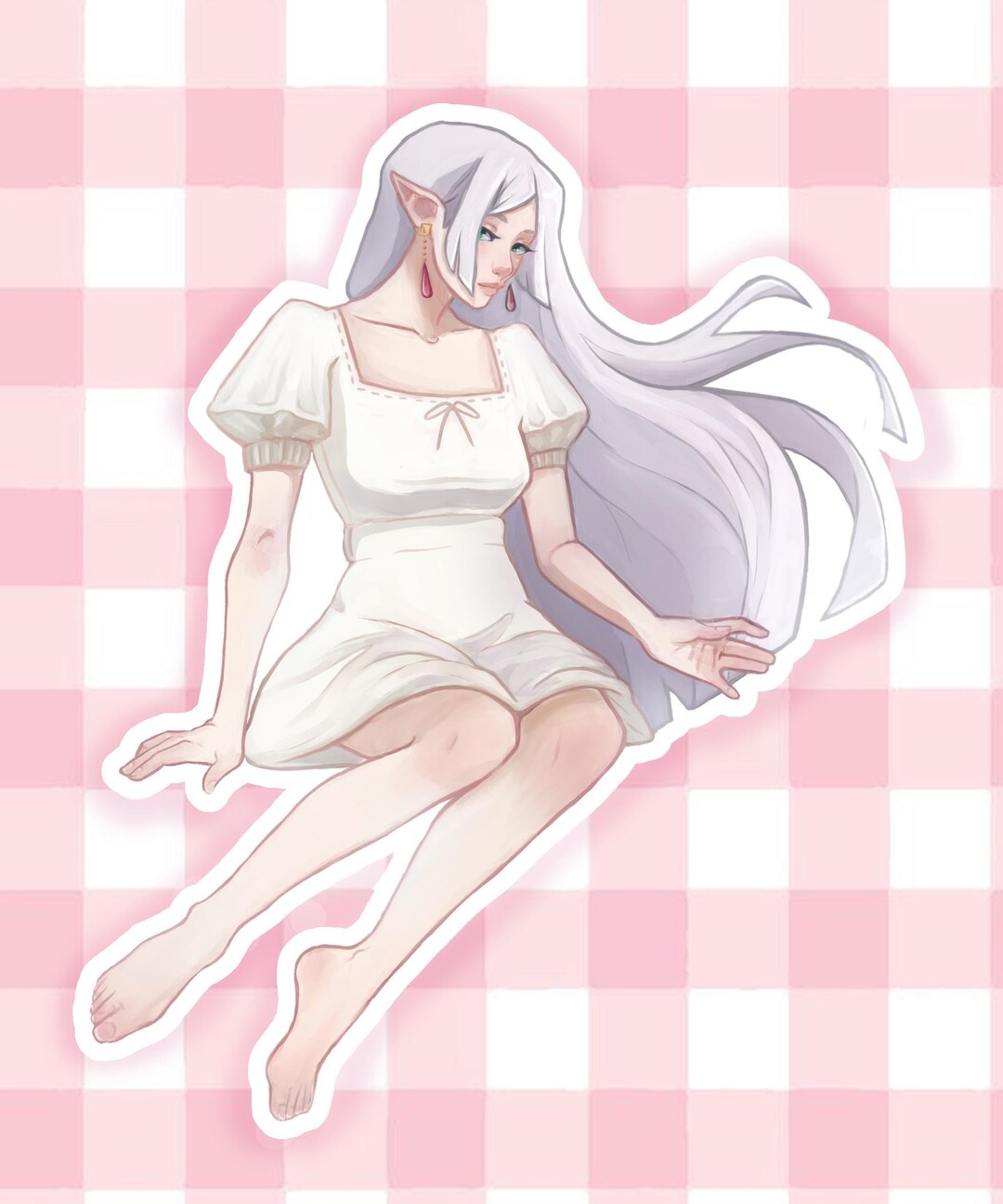 Wandering Mage Fantasy Anime Cute 3 Glossy Sticker - Etsy