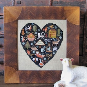 PDF File of Black Heart - Etsy