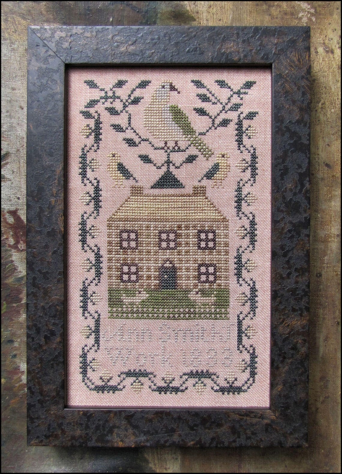 PDF File of Miniature Quaker Sampler - Etsy