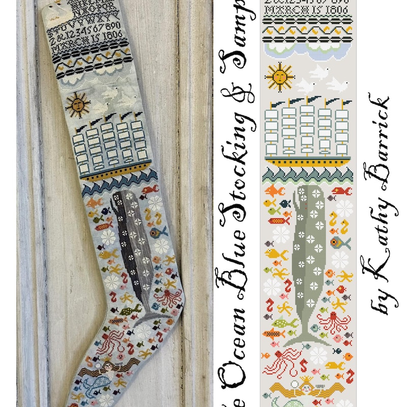 Ocean Blue Stockings - Etsy