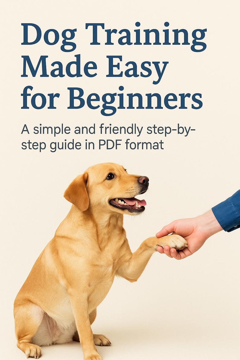 Dog Training Made Easy for Beginners - Simple PDF Guide to Teach Your Puppy or Adult Dog Basic ...