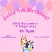 Editable Pink Bluey Digital Birthday Invitation Download Printable ...