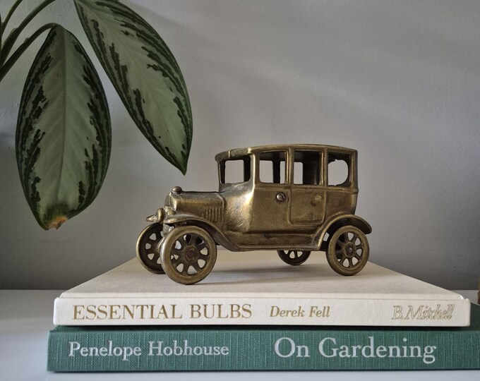 Vintage Brass Model T, Brass Vintage Car Made in Canada - Etsy