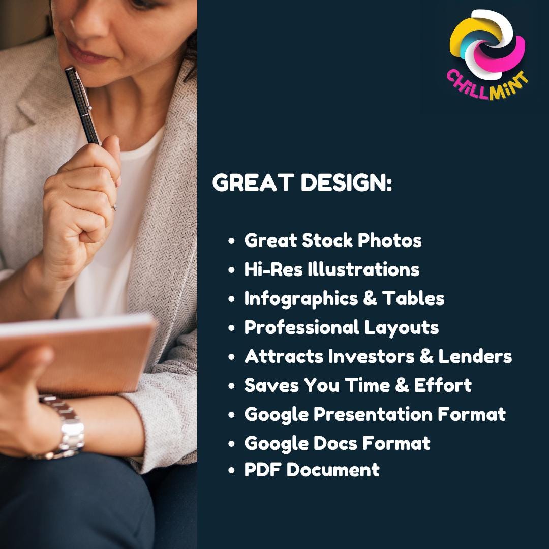 Comprehensive Business Plan Package Customised Template, Financial ...