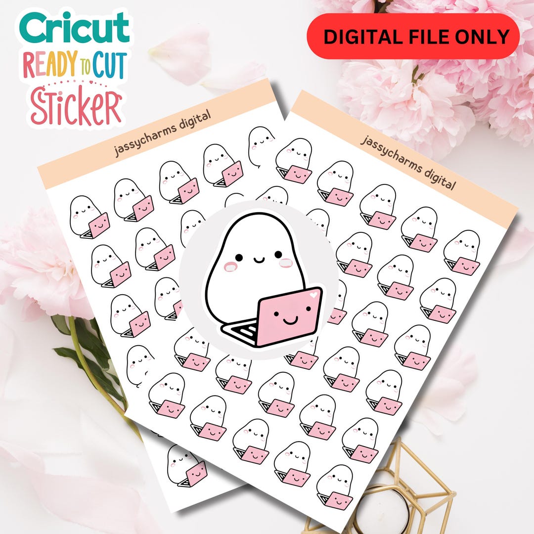 Pepito Working, Laptop Stickers Printable, Printable Planner Stickers ...