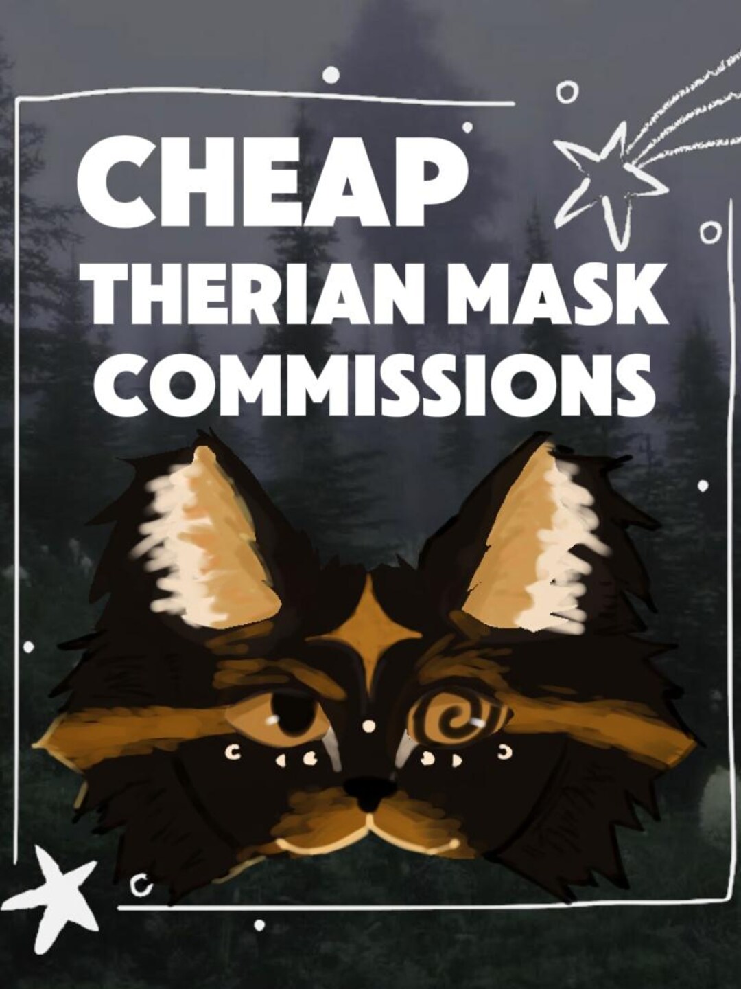 Cheap Therian Mask Commissions (all Slots Currently Taken!) - Etsy
