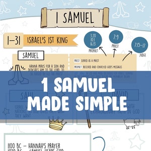 Book of 1 Samuel Made Simple Printable - Old Testament Made Simple ...