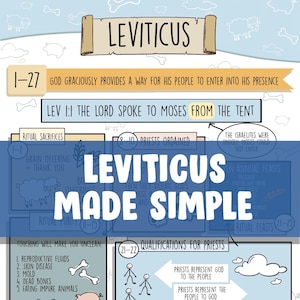 Leviticus Made Simple Printable - Old Testament Made Simple Bible Study ...