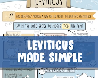 Leviticus Made Simple Printable - Old Testament Made Simple Bible Study ...