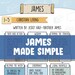 Book of James Made Simple Printable - New Testament Made Simple Bible ...
