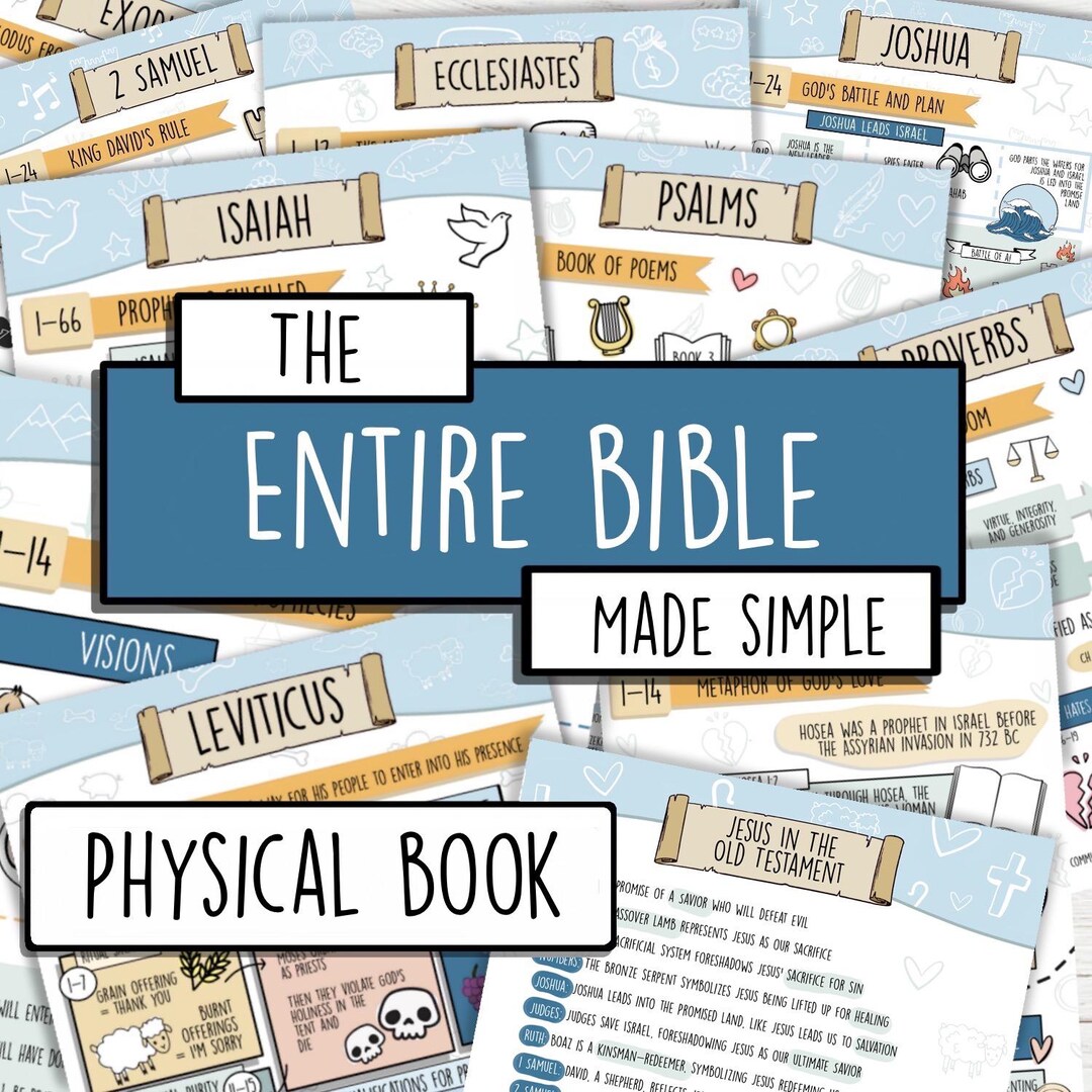 Entire Bible Made Simple Bible Study Guide Easy to Use Bible Study ...