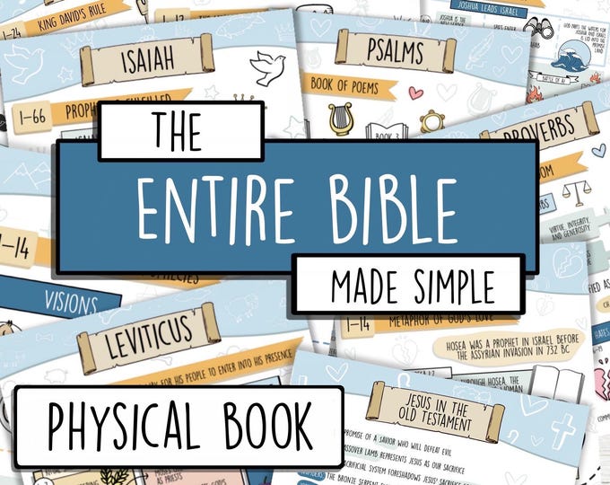 Entire Bible Made Simple Bible Study Guide Easy to Use Bible Study ...